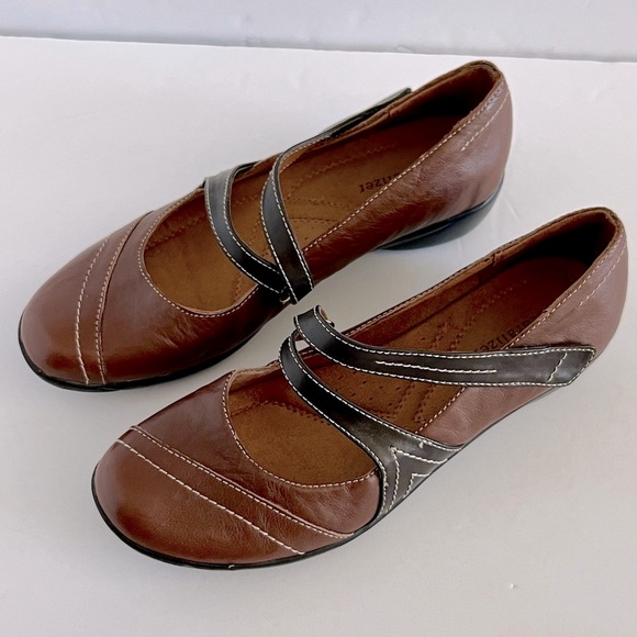 Naturalizer | Shoes | Naturalizer Brown Leather Nelson Mary Jane Low ...